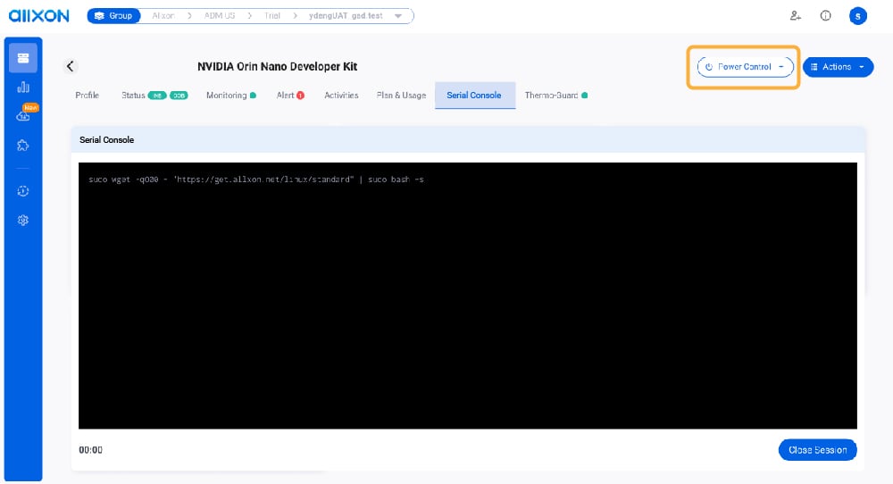 How to Use OOB Cloud Serial Console